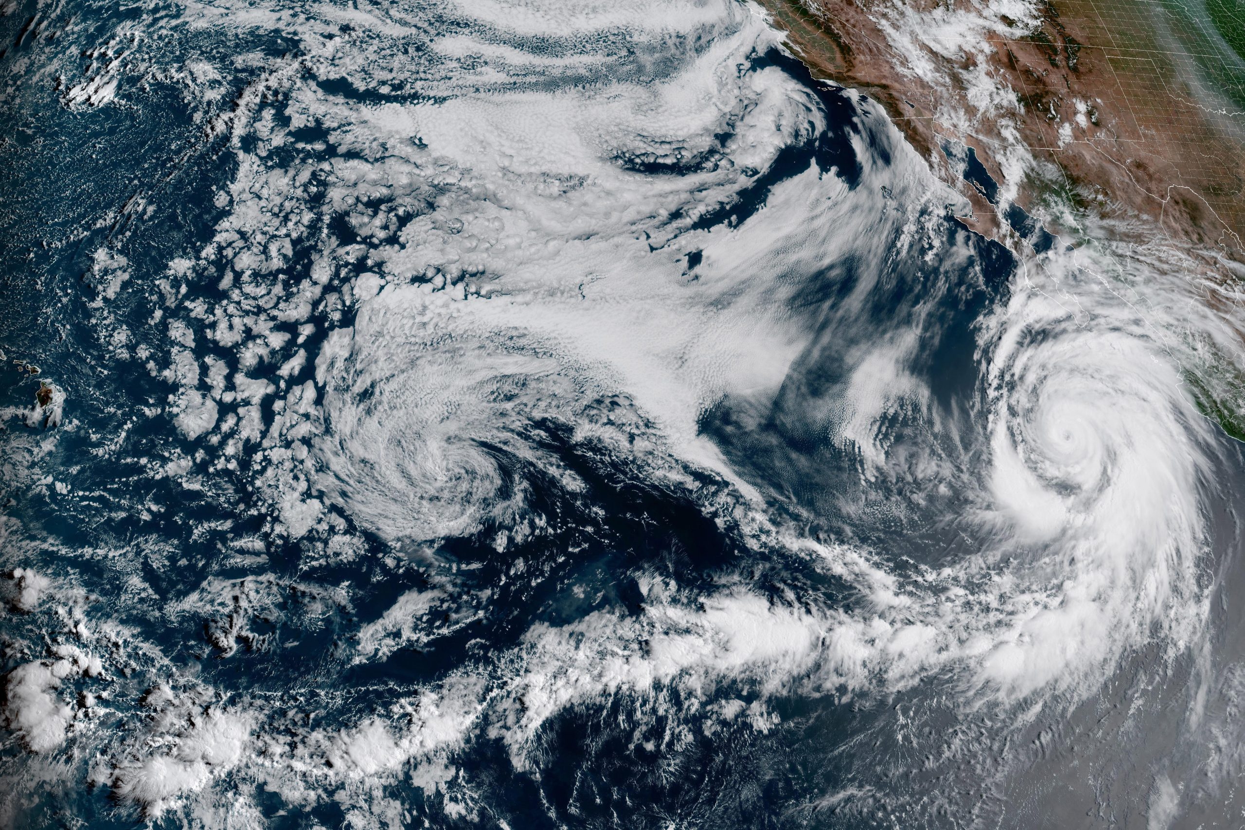 Hurricane Hilary grows rapidly off Mexico. Rare tropical storm watch ...